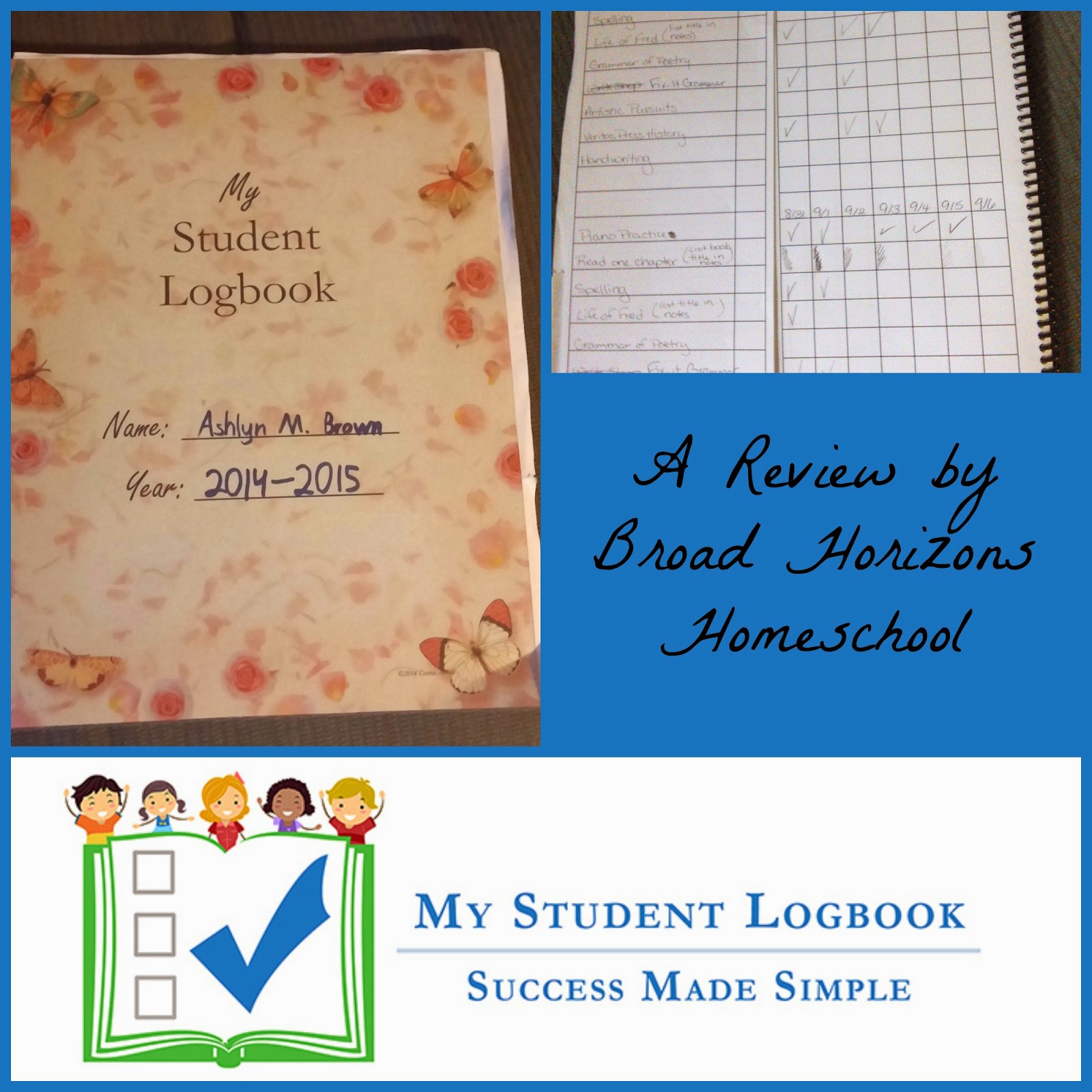 Broad Horizons: Schoolhouse Review Crew: My Student Logbook