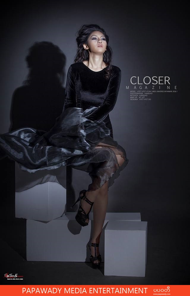Htet Htet Htun - Miss Universe Myanmar 2016 In Closer Magazine