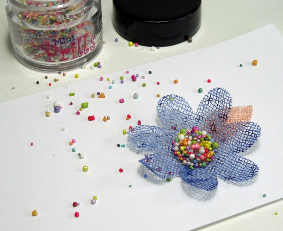 Creating...My Style: Die Cut Gauze Flowers on a Card