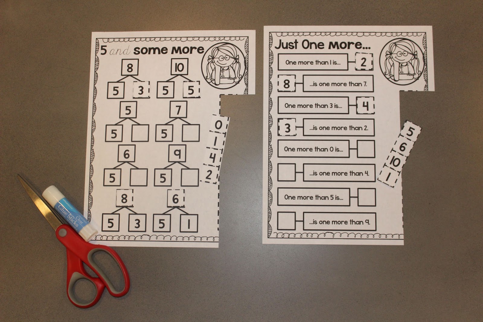 Sneaking in Standards: First Grade Engage NY Math: Module 1- Lessons 1-5