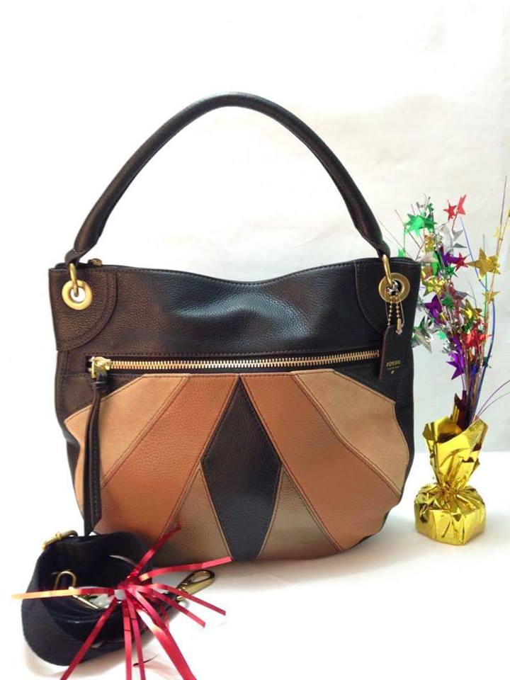 USA Boutique: Fossil Karli Convertible Hobo - Patchwork Multi I