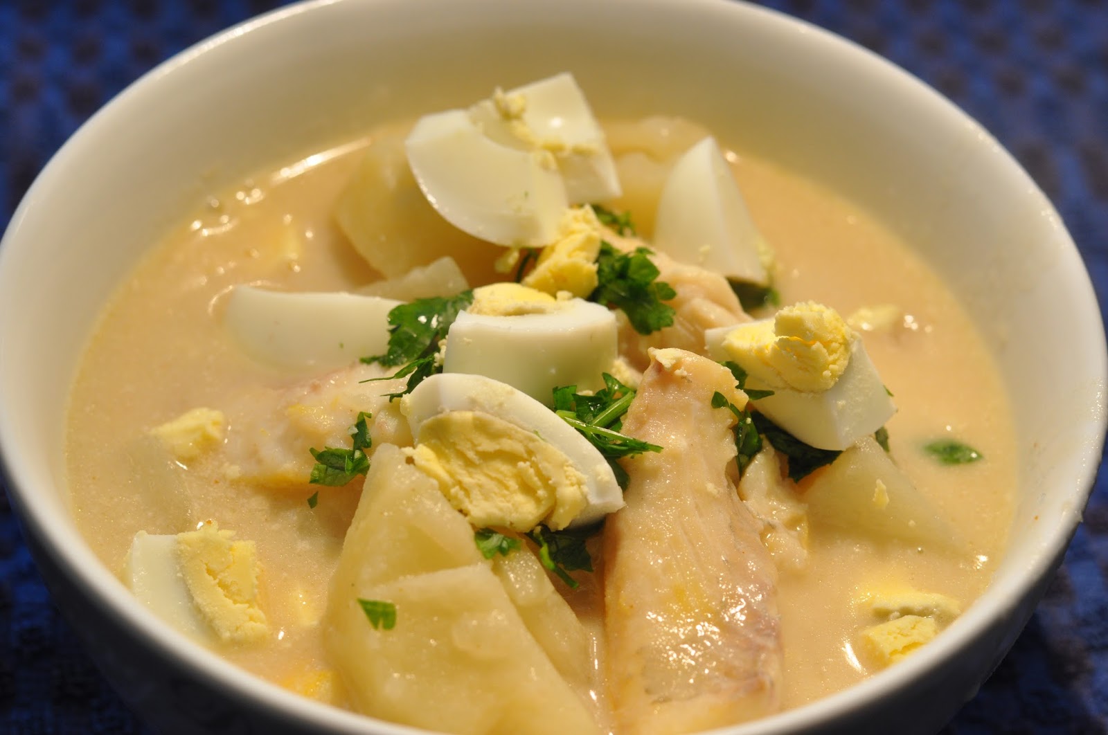 Stam's Blog: Recipe 40: Smoked Haddock Chowder (Τσάουντερ Καπνιστού ...