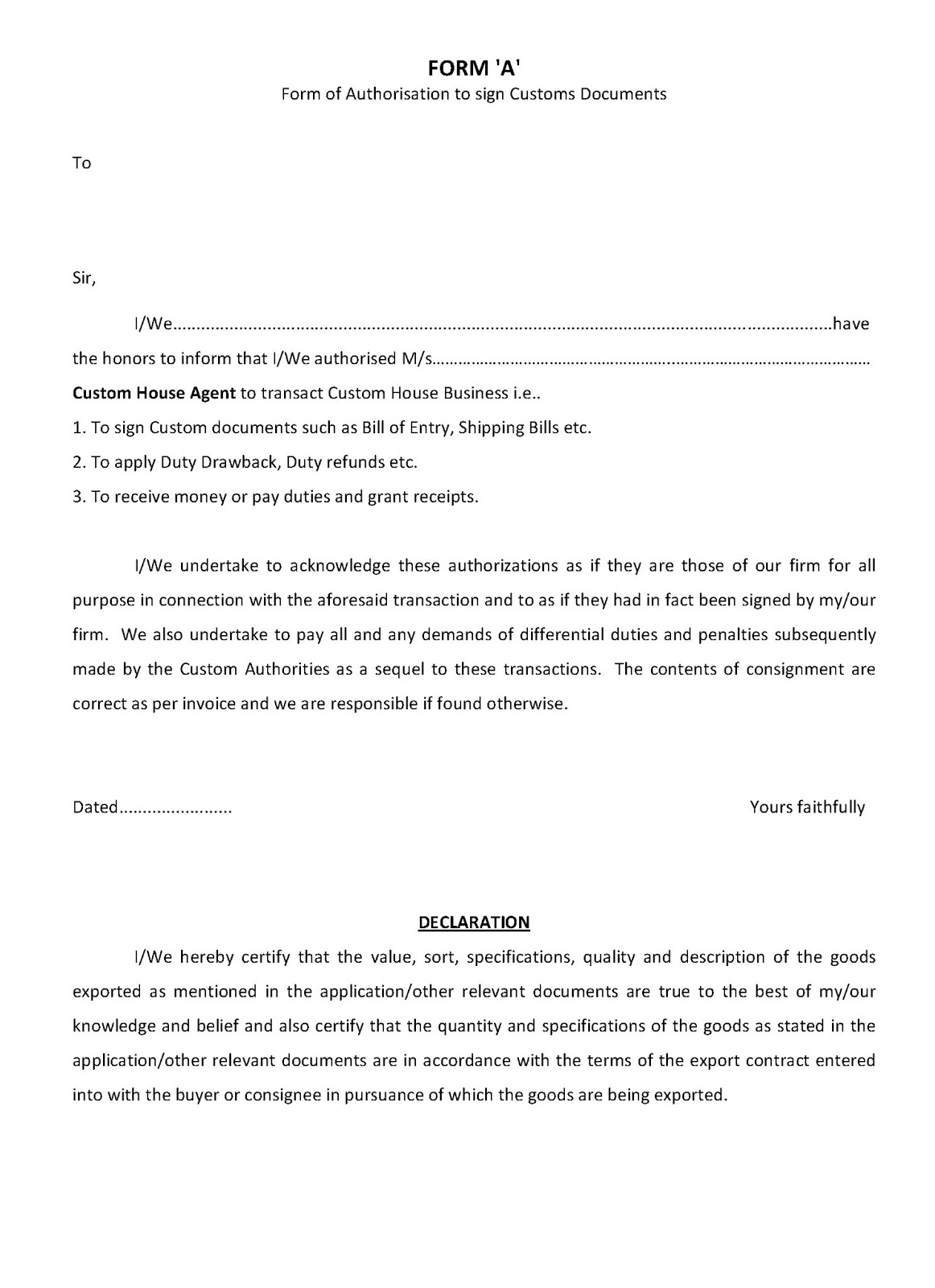 Affidavit Mart: June 2013