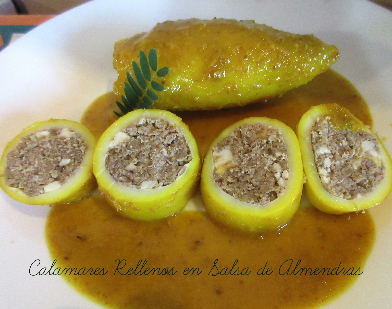 CALAMARES RELLENOS EN SALSA DE ALMENDRAS | COCINA CON REINA