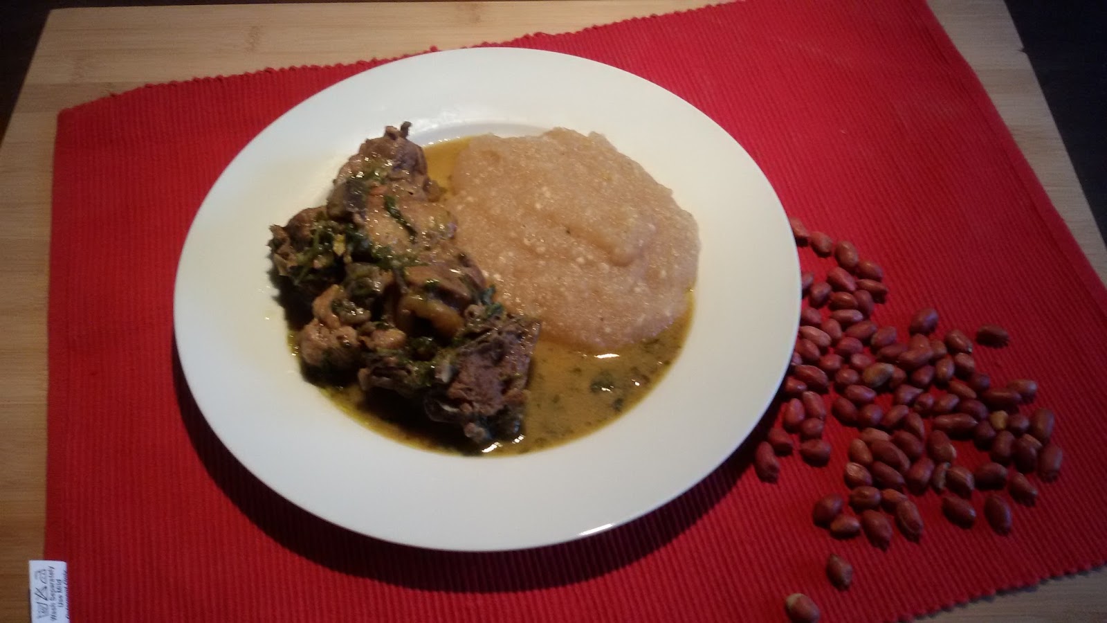 Sabores de África: Galinha em kitaba / Galinha com moamba de ginguba