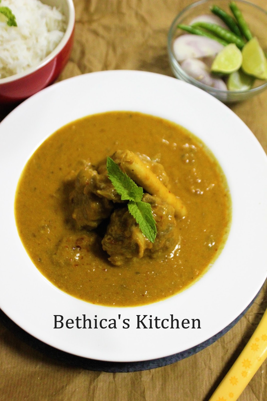 Bethica's Kitchen Flavours: Chaa Gosht (Mutton Curry - Himachali Style)