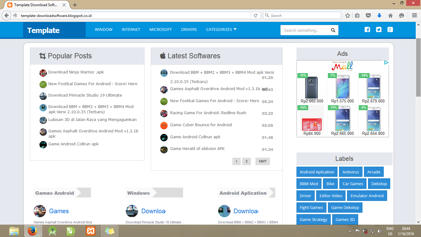 Xmovie: TEMPLATE SOFTWARE