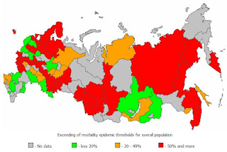 Avian Flu Diary: Russia's Flu Epidemic: Week 6 Epidemiology Report