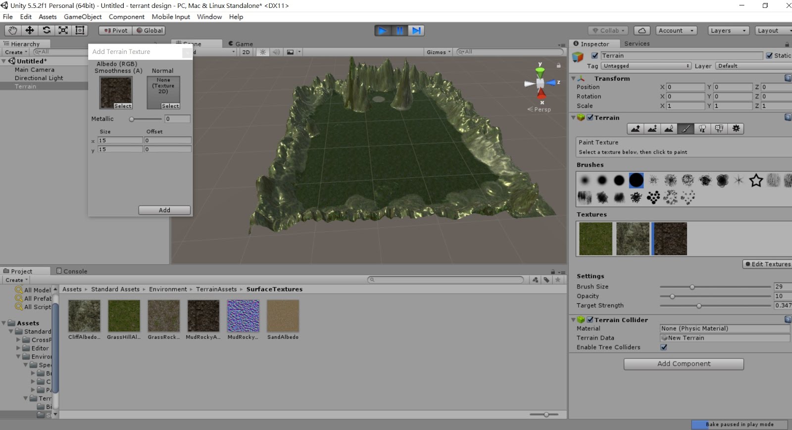 Game design: Terrain Design
