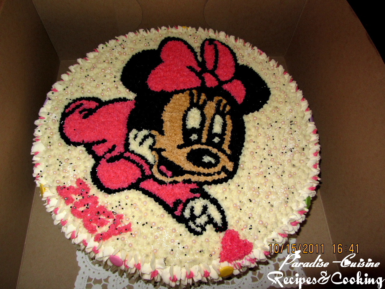 Paradise-Cuisine , Recipes &Cooking: Minnie Mouse Cake--Tort Minnie Mouse