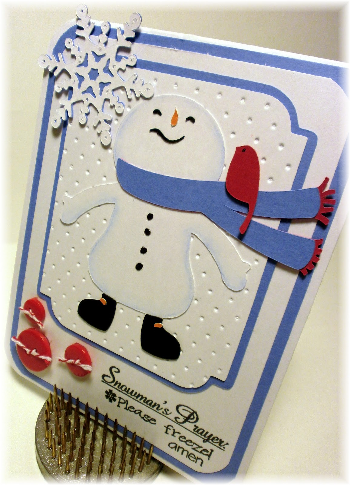 Moe Creations: Snowman's Prayer!