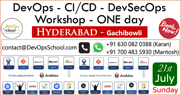 BestDevOps: DevOps, CI/CD and DevSecOps Workshop | DevOpsSchool.com
