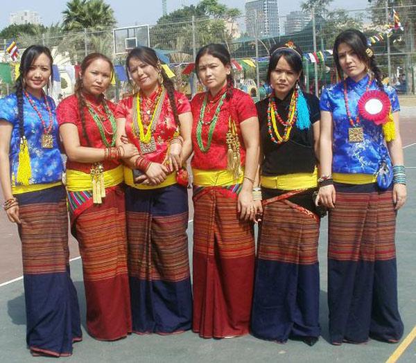 Local style: Traditional costume of Nepal