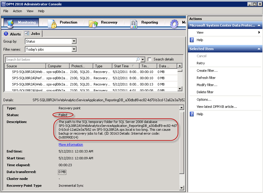 Premierpoint Solutions Team Blog Guids In Sharepoint Database Names And Dpm 2010 Left Hand