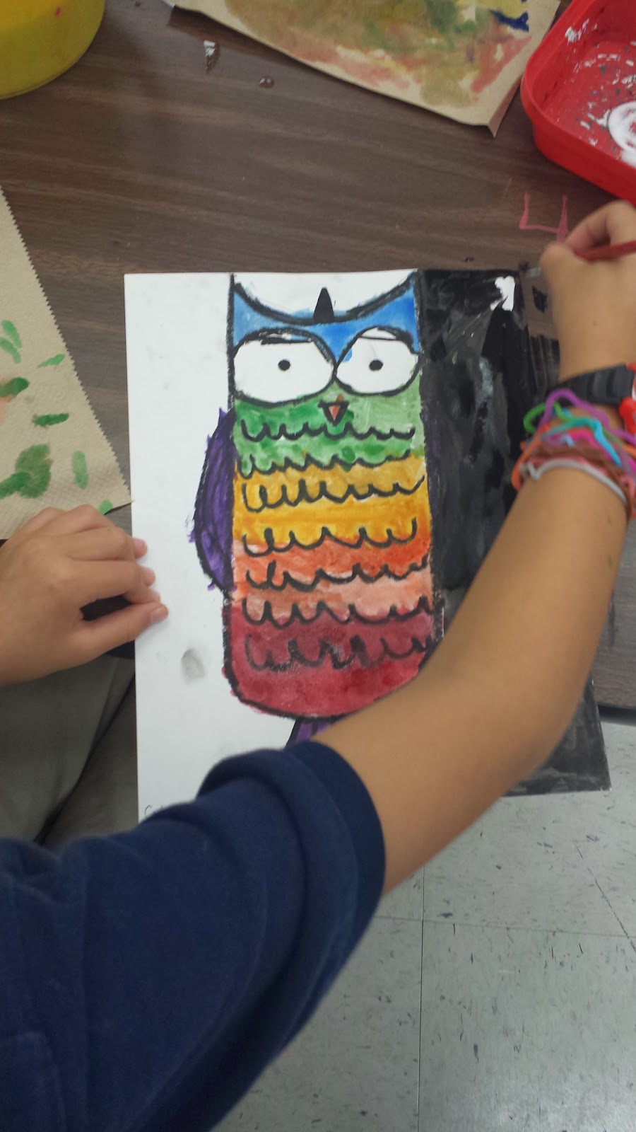 Mrs. Mona Lisa's Art Spot!: 2nd Grade Watercolor Owls!