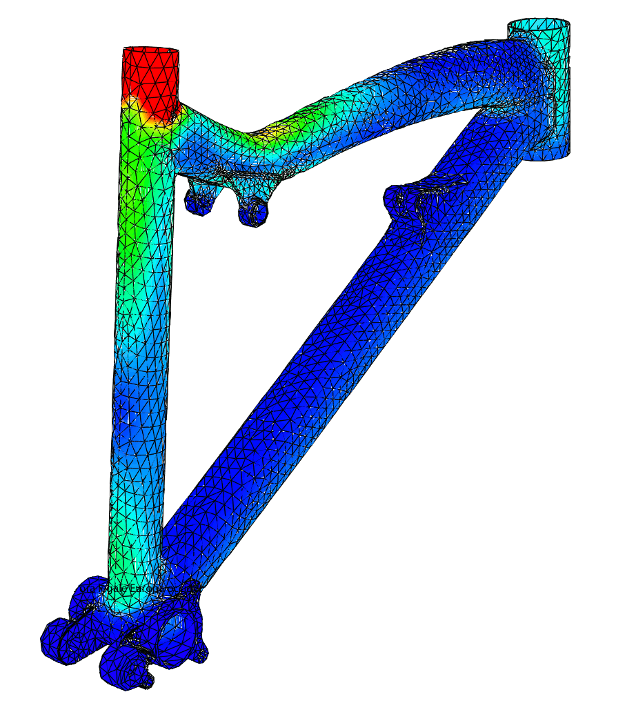 Stress Concentrations in Bicycle Frames