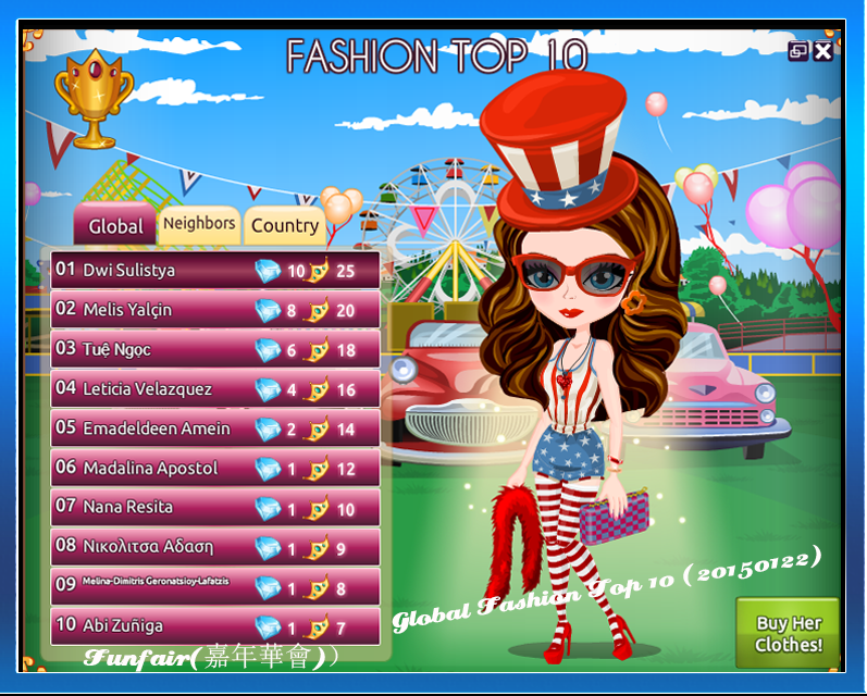 Our Fashland: 21. Funfair (嘉年華會)