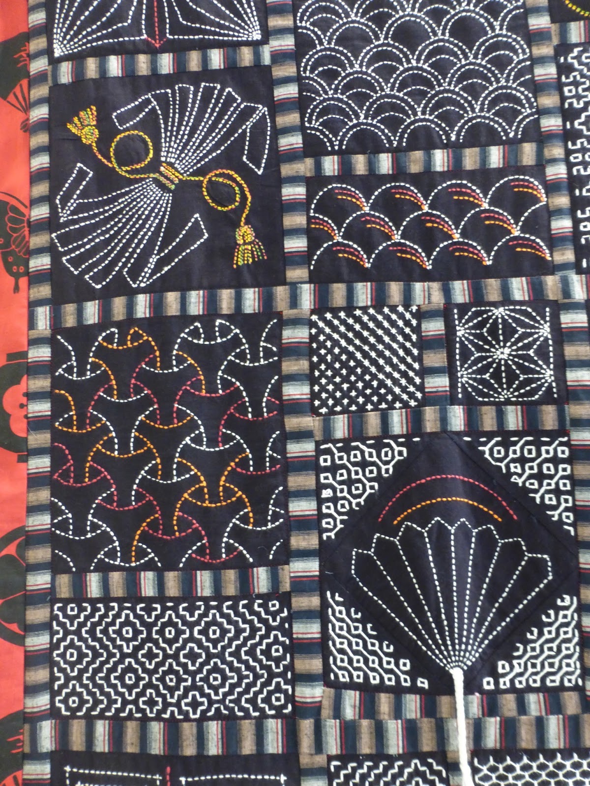 sashiko and other stitching: Sashiko from Scotland - tour continues