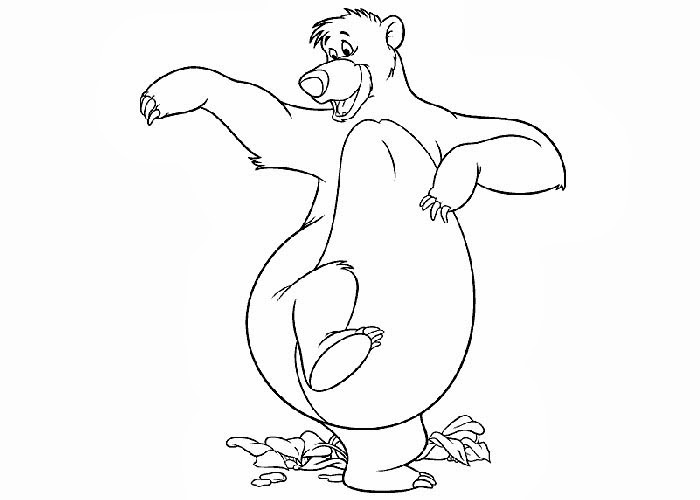 Baloo coloring pages | Free Coloring Pages and Coloring Books for Kids