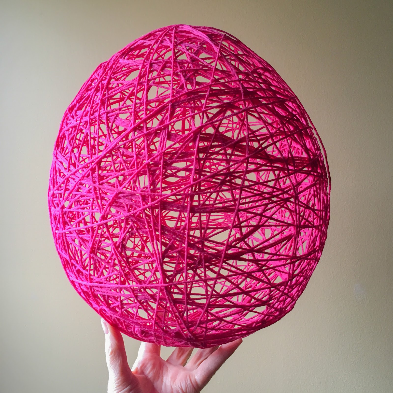 The Tiny Funnel: String Nest Bowl for Easter