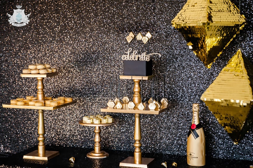 Little Big Company | The Blog: A Glistening Gold Geometric Luxe Party ...