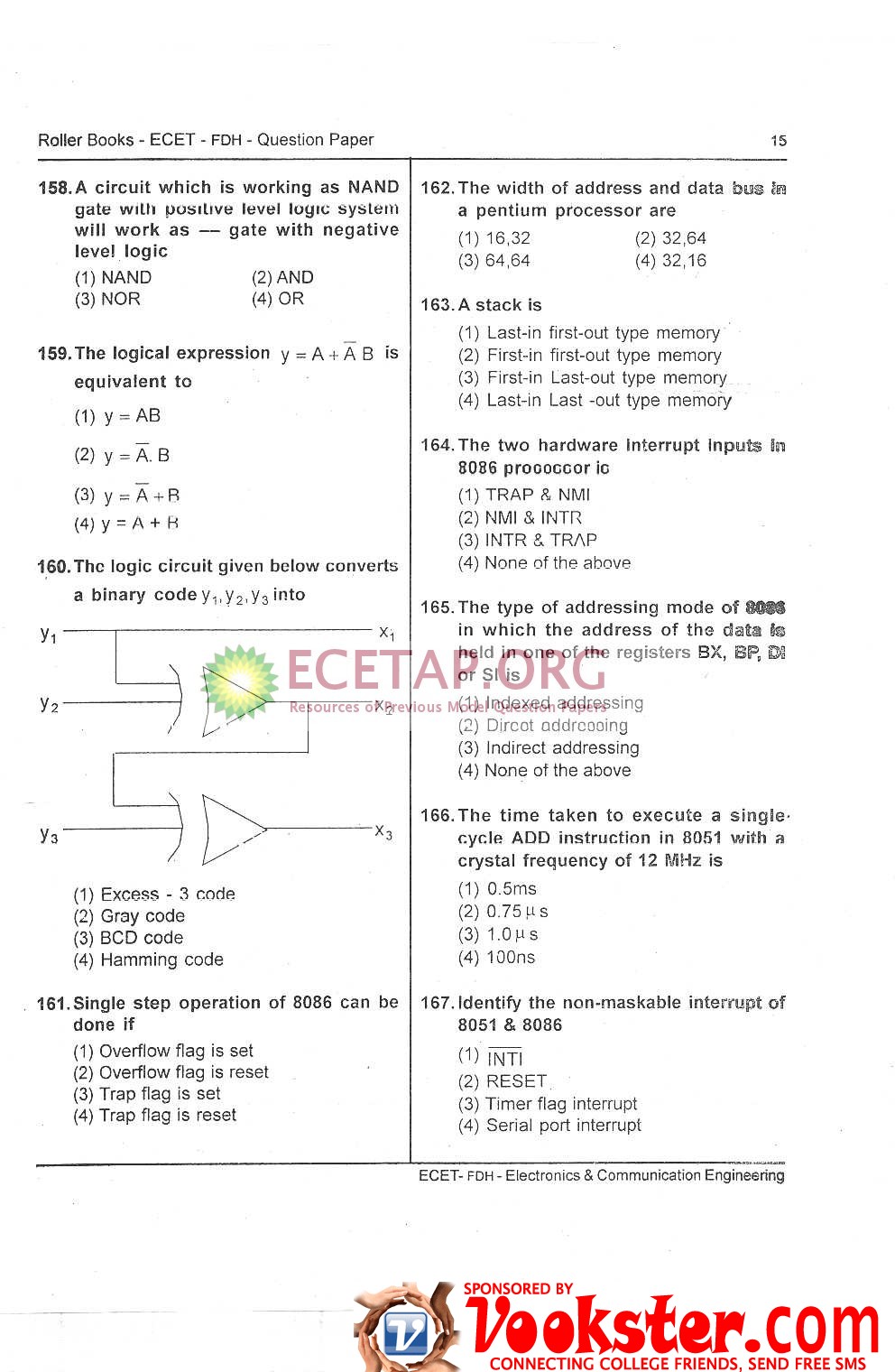 ECETAP - 2016, Previous, Model Papers, Question Papers EEE,ECE,SCE ...