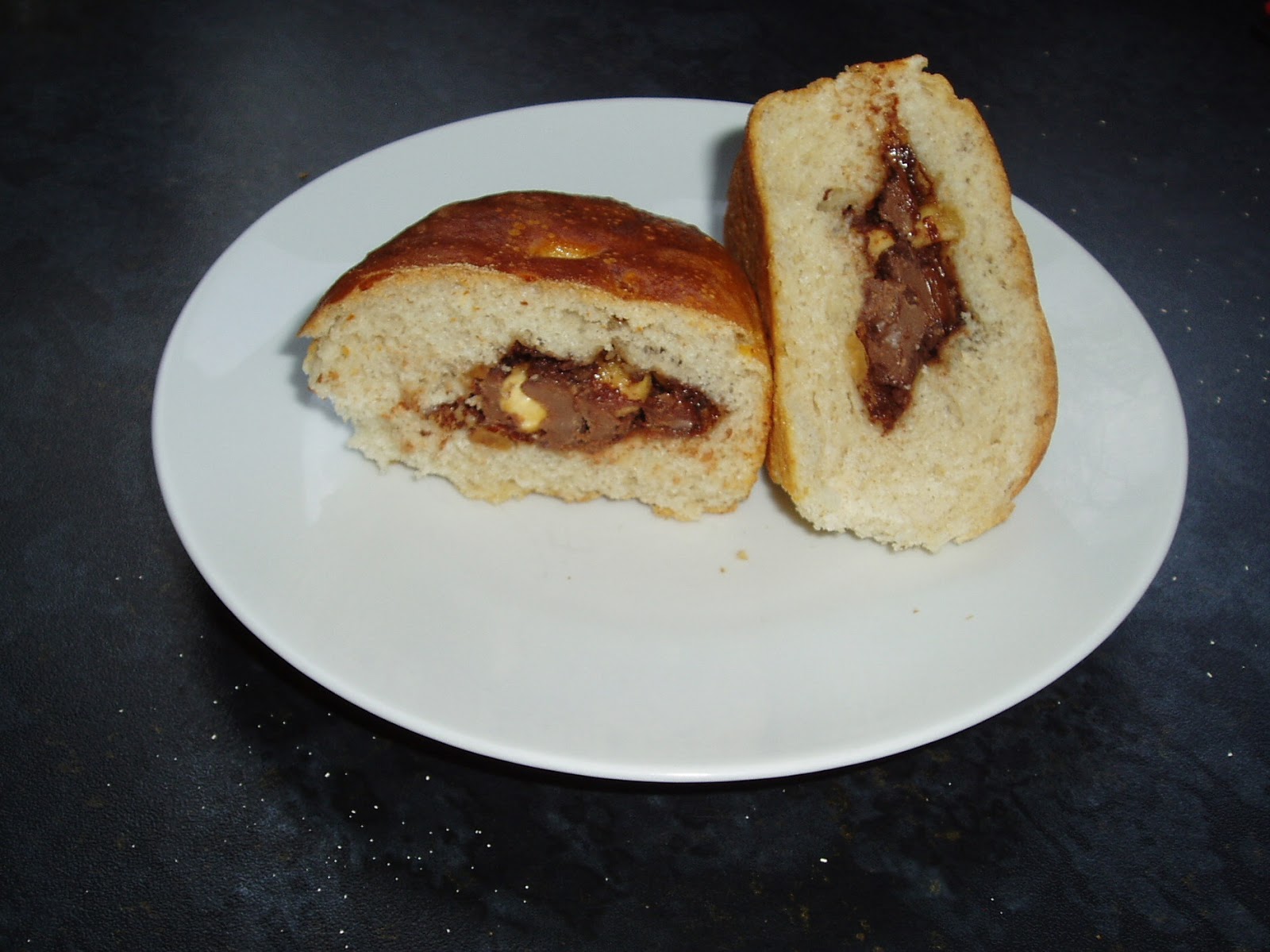 Lapin d'Or and More: We Should Cocoa: Milk Chocolate Hazelnut Bun Rounds