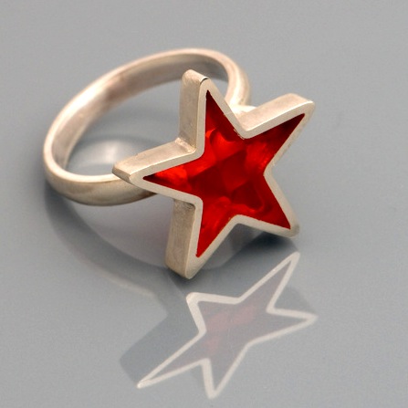 I Love Handmade: Silver Star Ring by William White