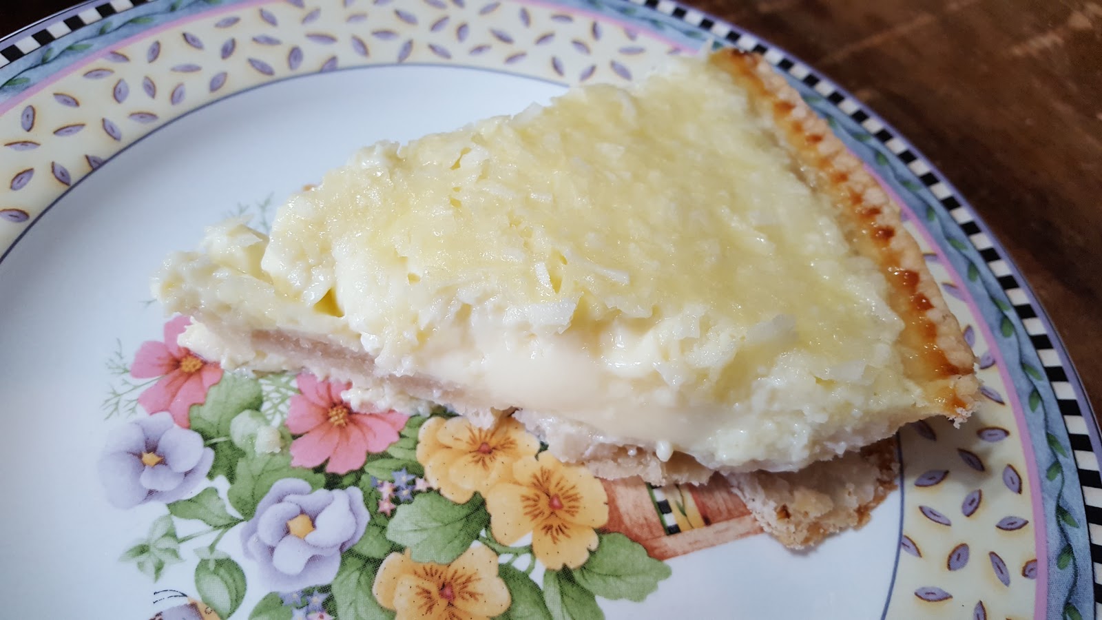 My Patchwork Quilt: COCONUT CUSTARD PIE