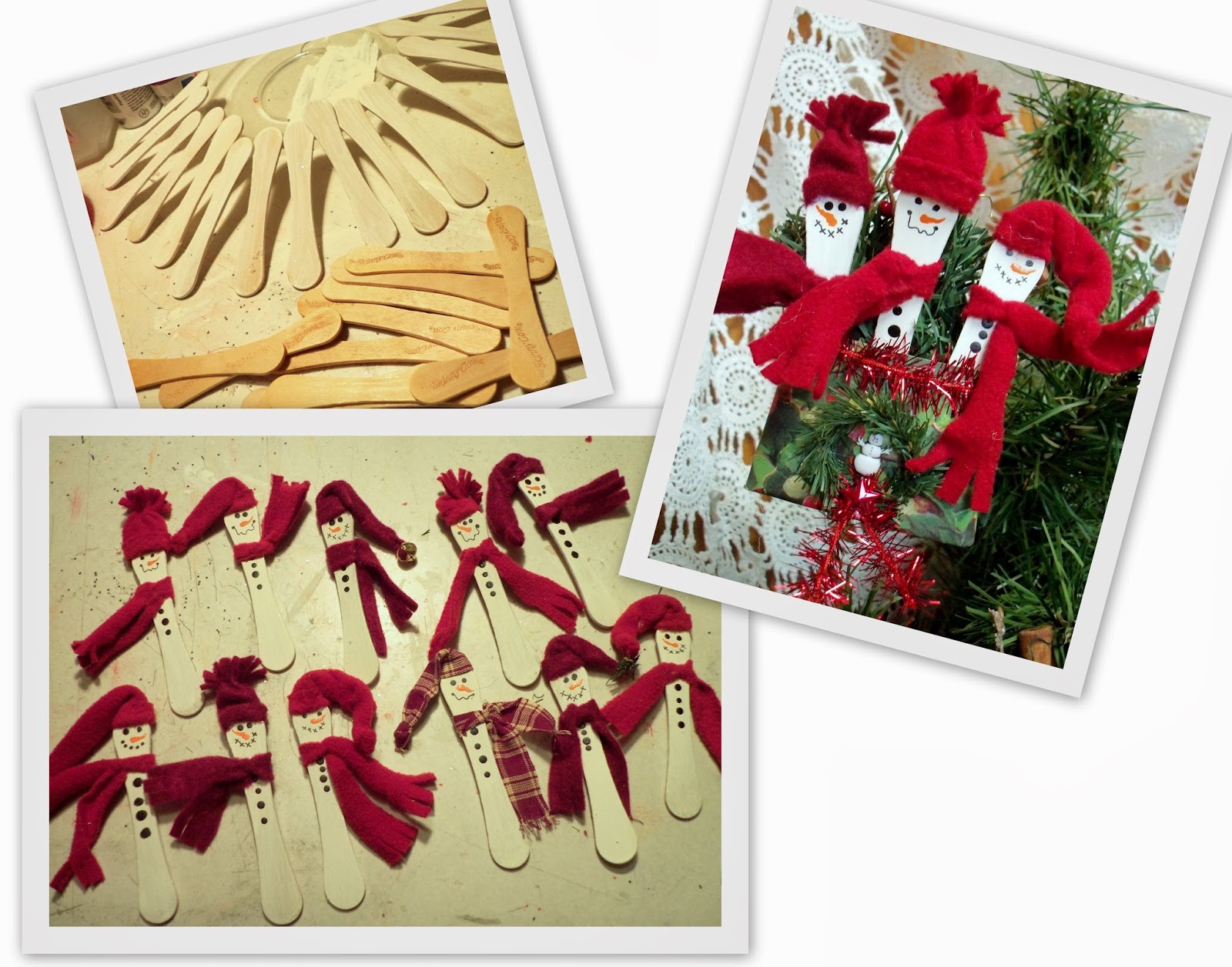 Make The Best of Things: Popsicle Stick Snowmen-Fast and Easy