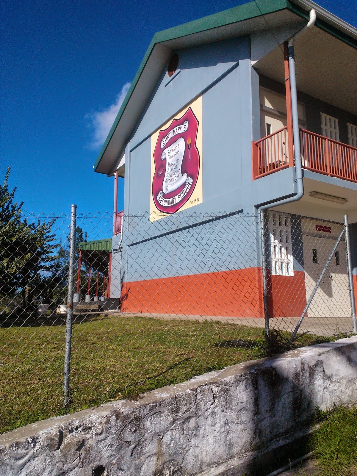 A Drop in de Ocean: Small beginnings at St. Mark's Secondary