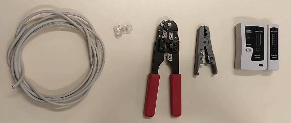 Cómo fabricar un cable Ethernet RJ45 con cable directo