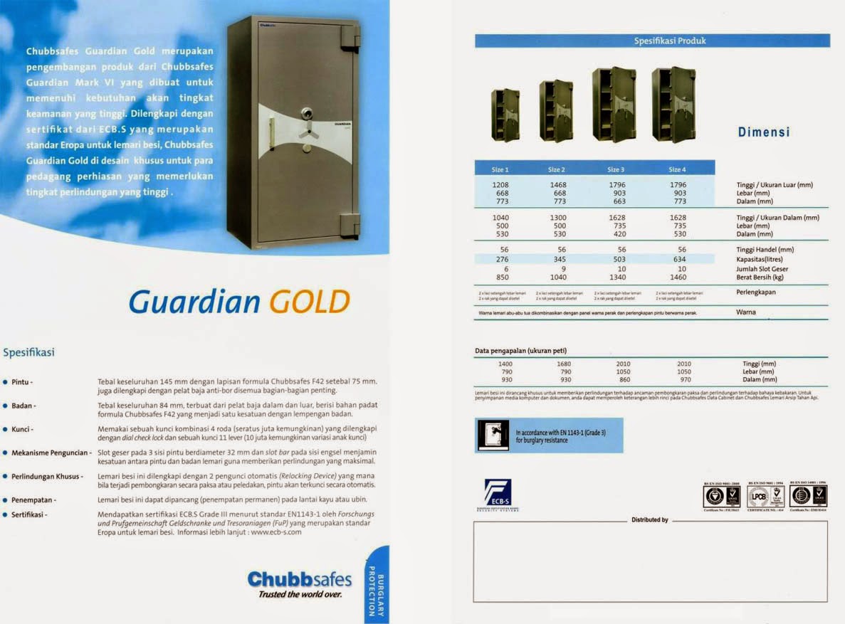 Pusat Penjualan Brankas Chubb - Harga Brankas Chubb di Indonesia ...
