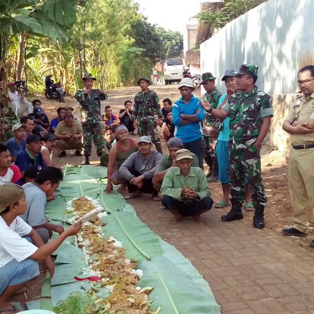 Selamatan Pembuatan Embung di Limpung Kapten Inf Sugito Ikut Hadir