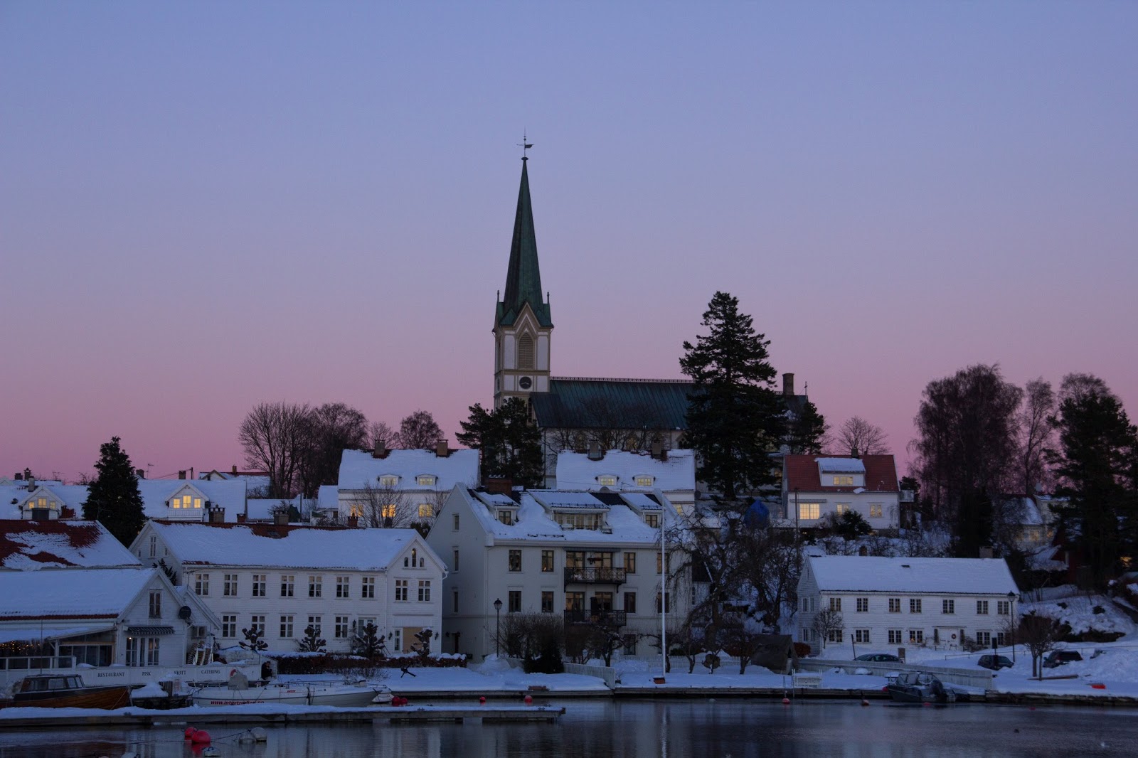 min lille verden: Vinter i Lillesand