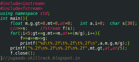 JugaaduSkillrack: Inlab 10 - CSE1002