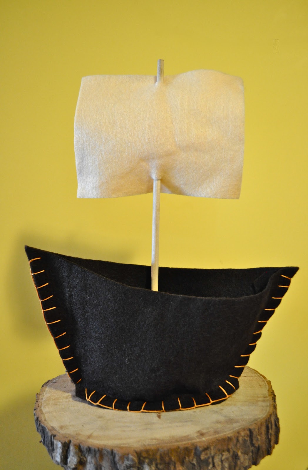 Thanksgiving Mayflower Ship Decor (Pottery Barn Kids Inspired!)