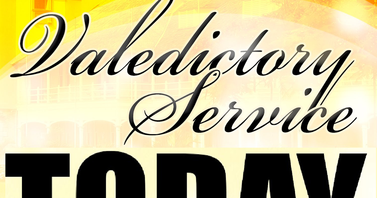 Proverbs and sayings: Valedictory