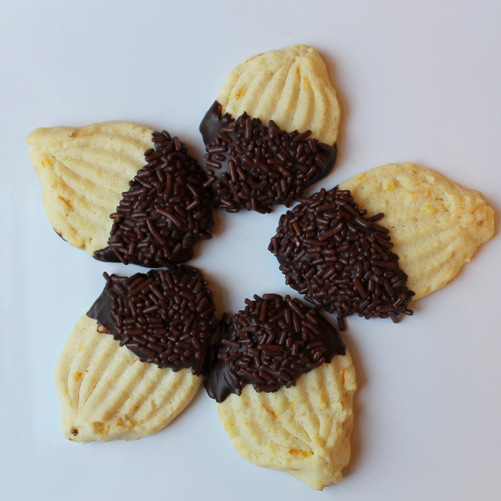 born imaginative.: Danish Chocolate Orange Cookies