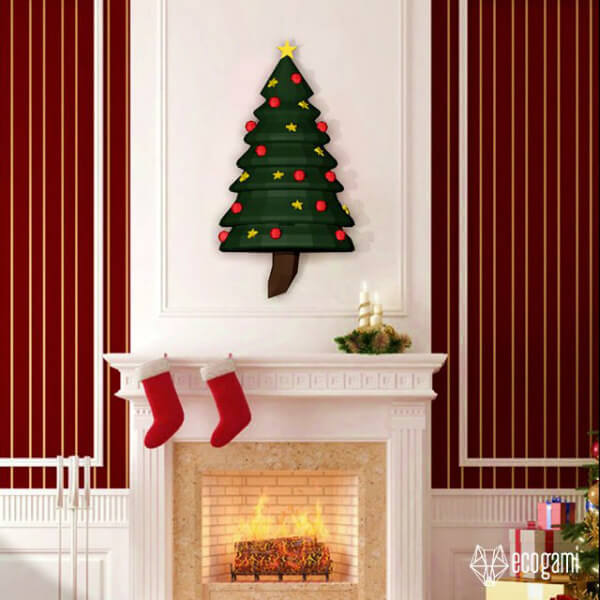 Festive Printable Paper Craft Models from Ecogami