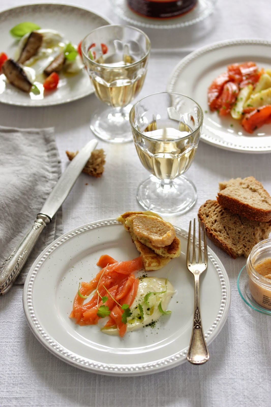 Recettes pour le brunch avec du poisson fumé