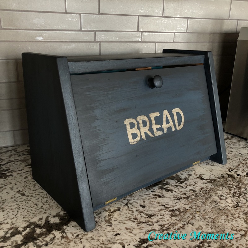 Bread Box in Navy and Black