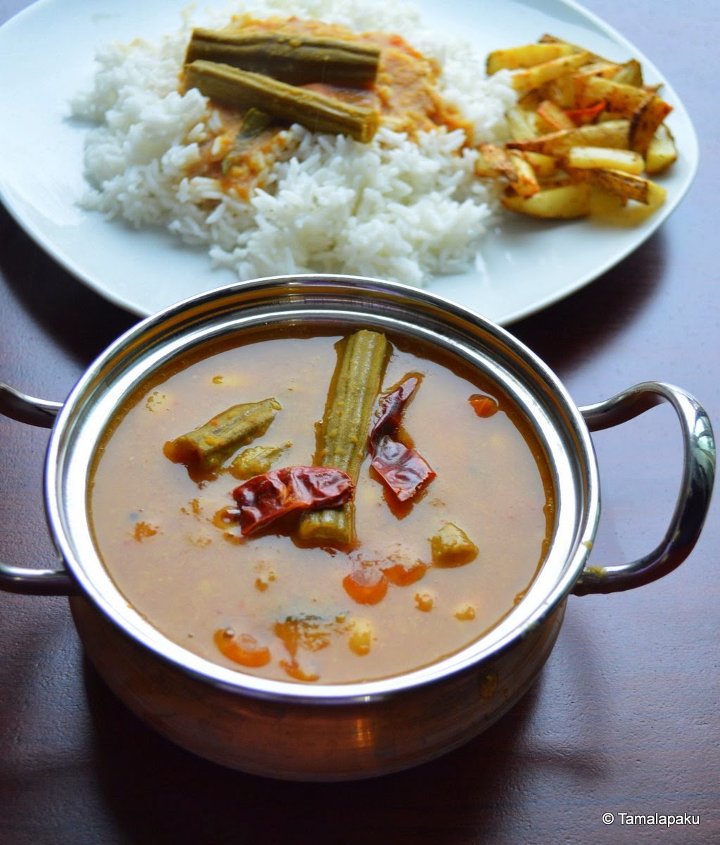 Drumstick Sambar From Chettinad ~ Tamalapaku
