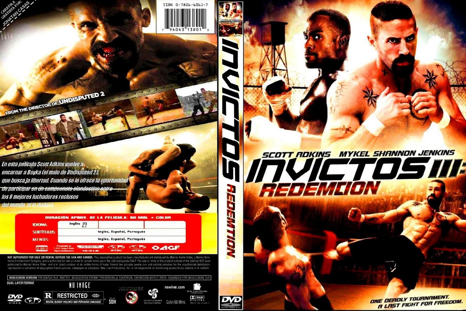 caratulas de peliculas: INVICTO 1,2,3