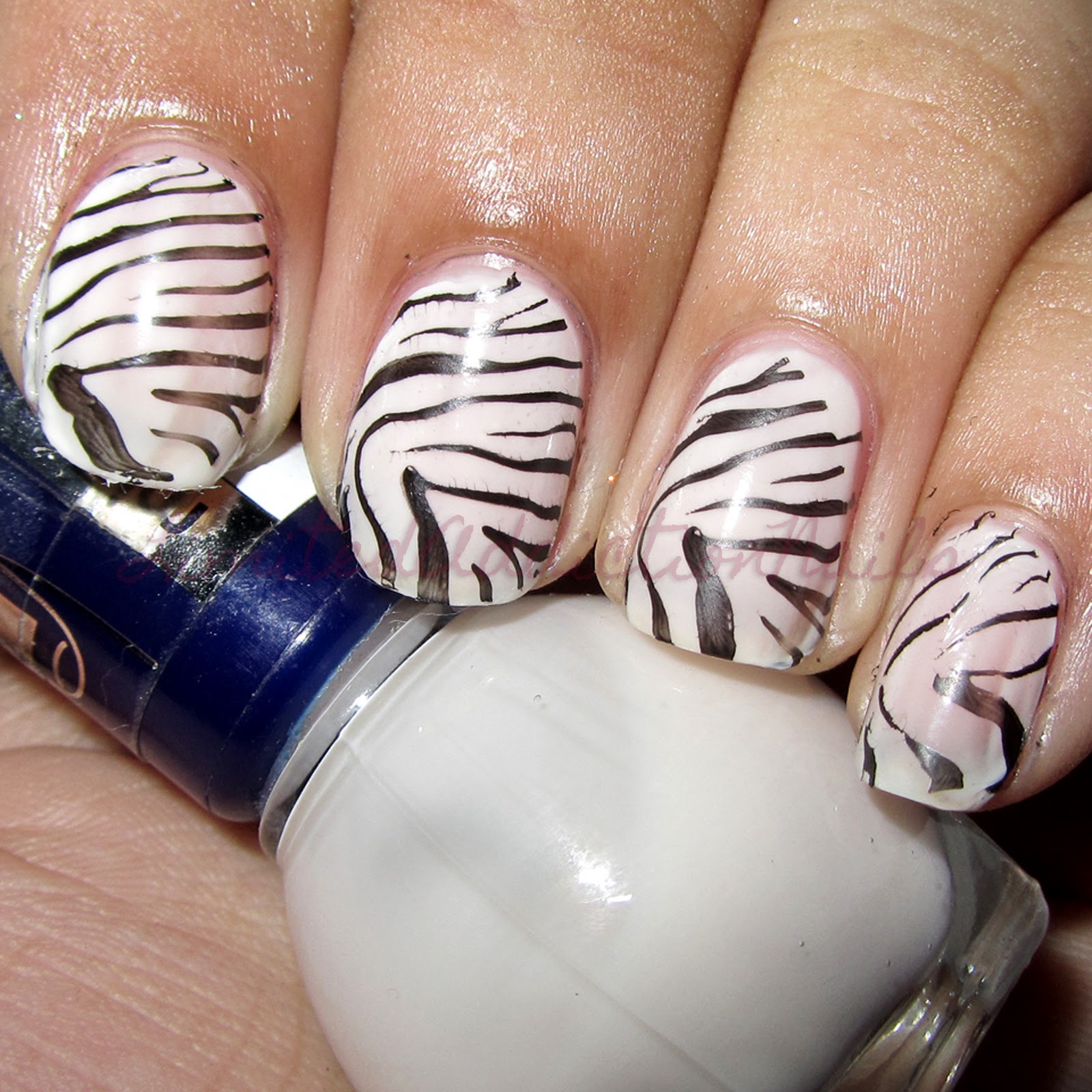 LimitedAddictionNails: White Tiger Nails
