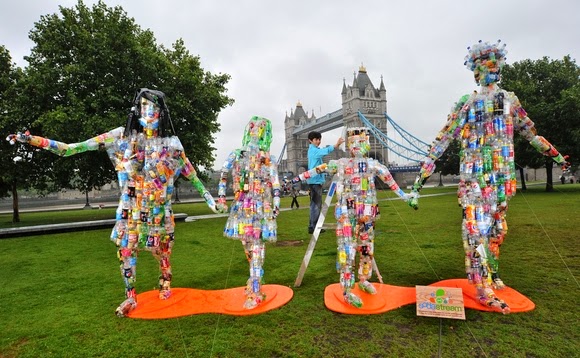 How to Recycle: Recycled Plastic Bottle Sculptures
