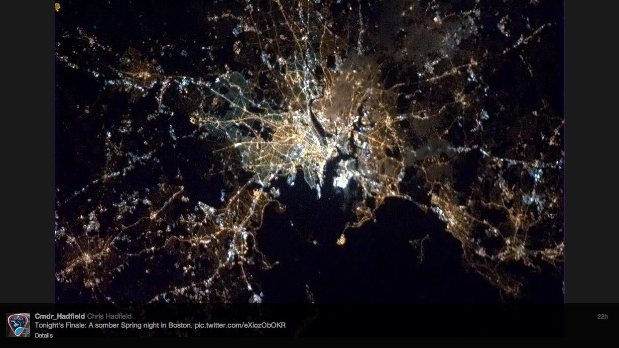 Celebrate Everyday: To Boston, From Space