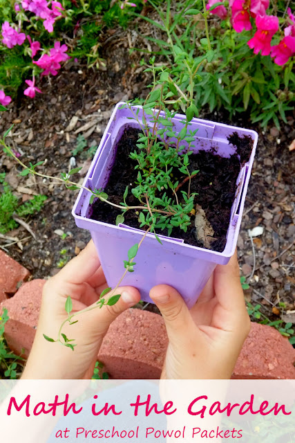Gardening For Math Time | Preschool Powol Packets