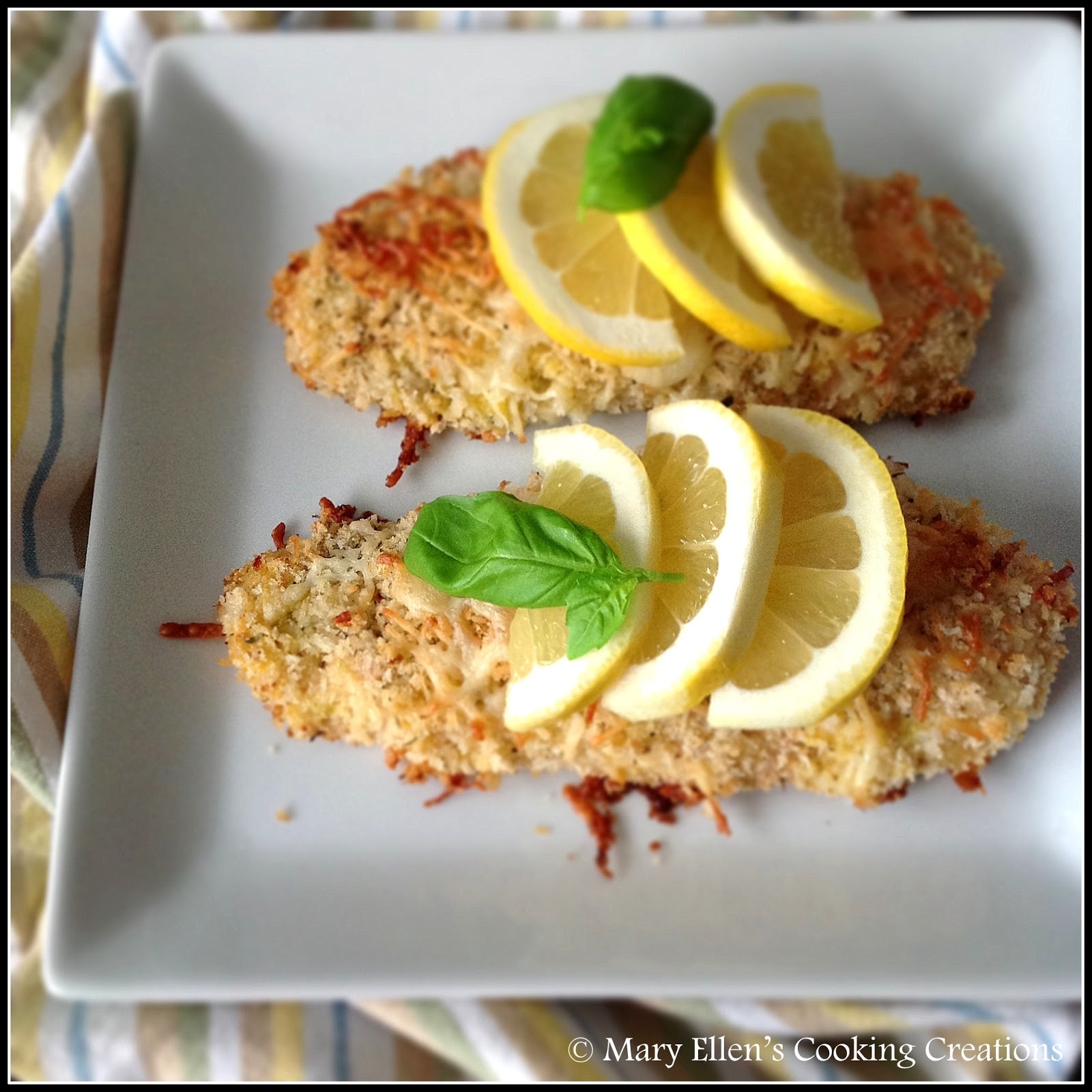 Mary Ellen's Cooking Creations: Lemon Romano Chicken