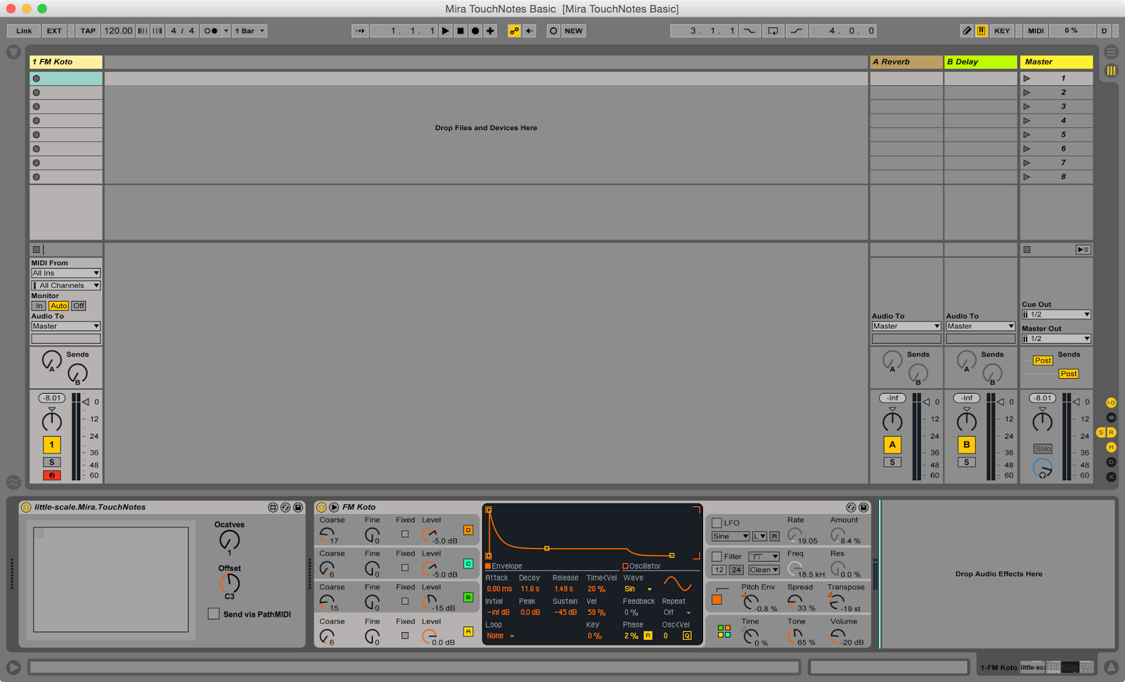 little-scale: iPad as Ableton MIDI Controller with Polyphonic Pitch ...